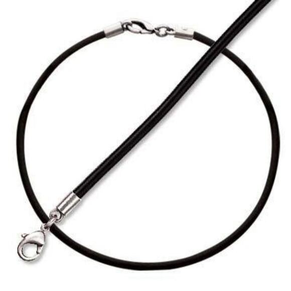 Bico | Accessories | Bico Black Rubber Necklace 6 Inches | Poshmark